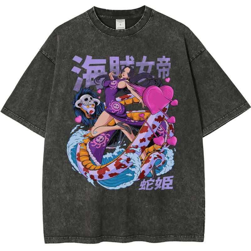 Boa Hancock Shirt, One Piece Shirt, Anime Vintage Oversized Tee ...