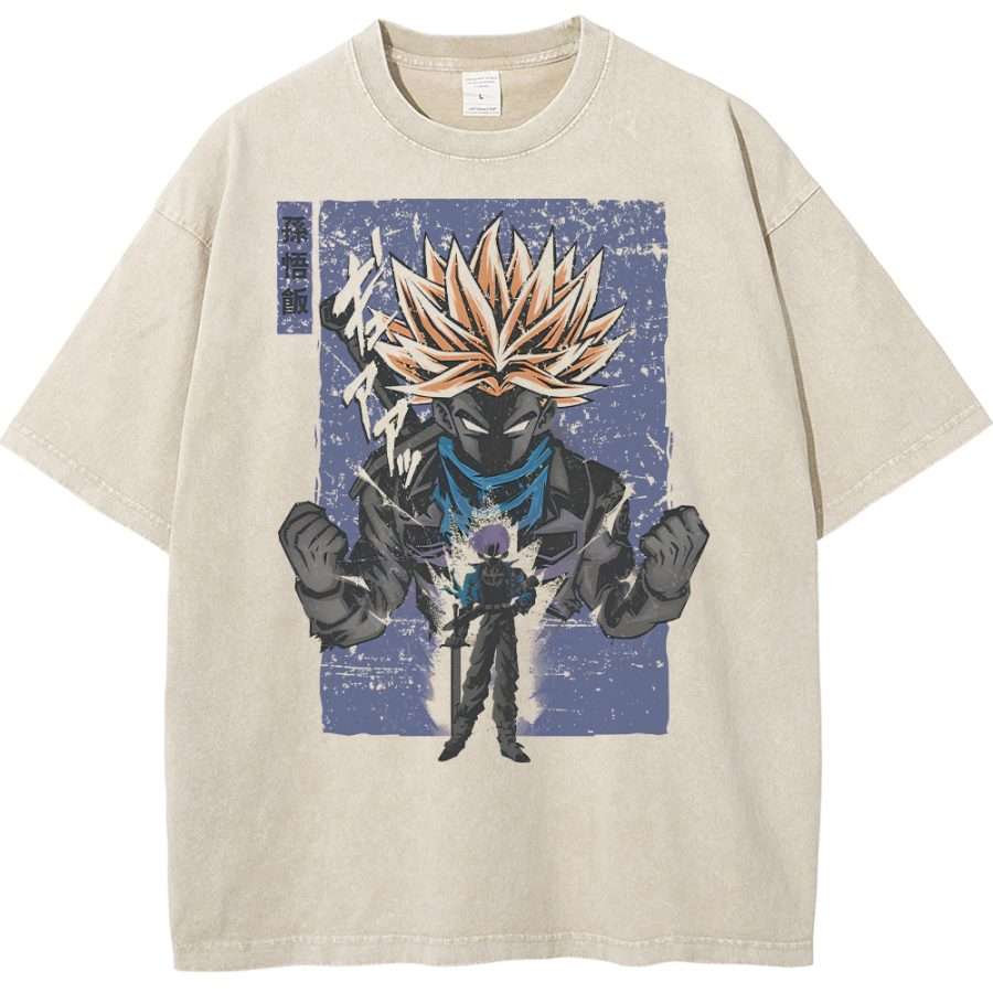 Trunks Shirt, Dragon Ball Z Shirt, Anime Vintage Oversized T-Shirt ...