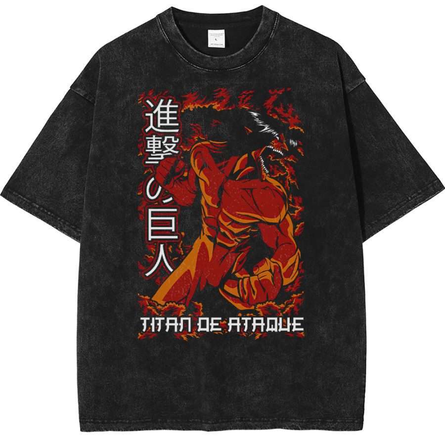 Eren Yeager Shirt, Attack On Titan Shirt, AOT Shirt, Anime Shirt ...