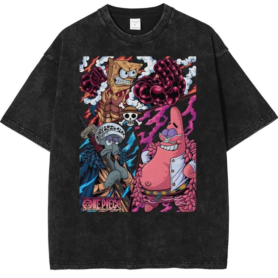 SpongeBob SquarePants Shirt, Animated Oversized Vintage Tee – Artsholic ...