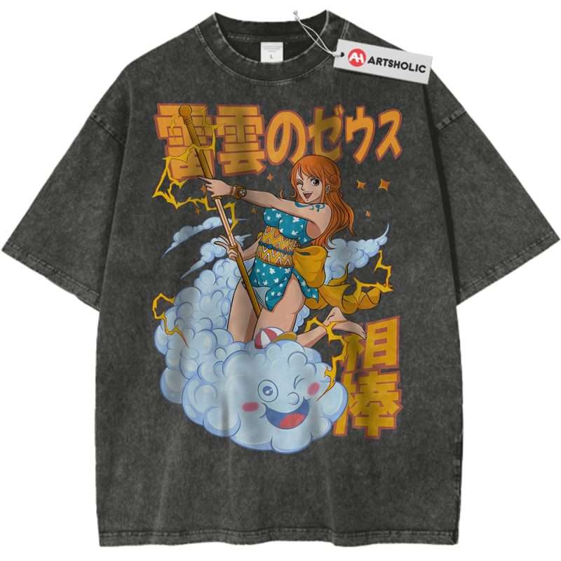 Nami Shirt, One Piece Shirt, Anime Shirt, Vintage Tee – Artsholic – Fan ...