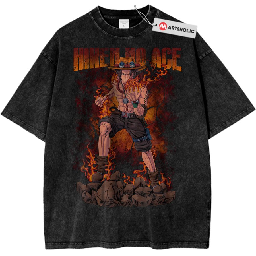 Portgas D Ace Shirt, One Piece Shirt, Anime Shirt, Vintage Tee ...