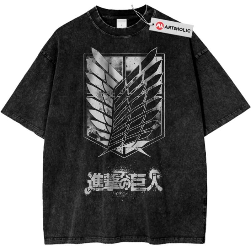 Attack On Titan Shirt, AOT Shirt, Anime Shirt, Vintage T-Shirt ...