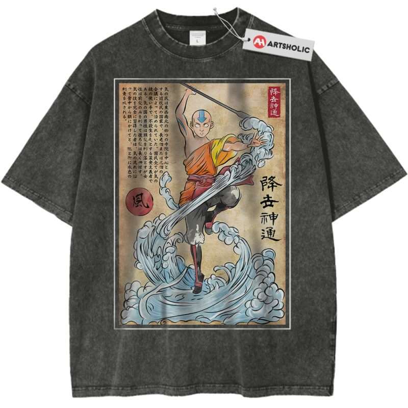 Aang Shirt, Avatar the Last Airbender Shirt, Animated Shirt, Vintage ...