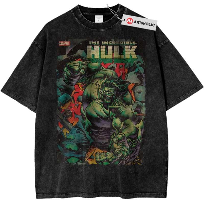 Hulk Shirt, Marvel Comics Shirt, Vintage Tee – Artsholic – Fan Art Merch