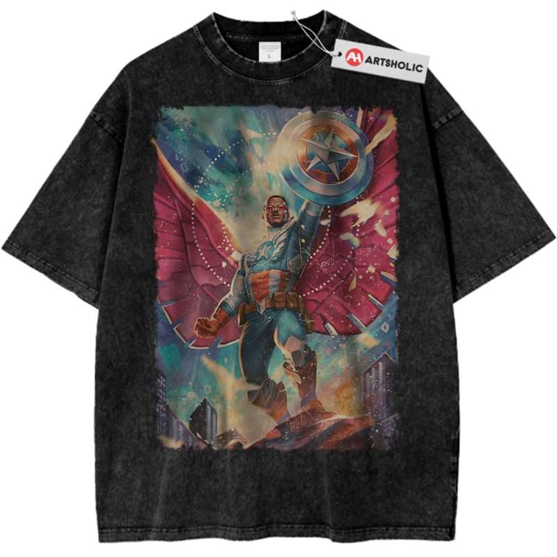 Falcon Shirt, Marvel Comics Shirt, Vintage T-Shirt – Artsholic – Fan ...