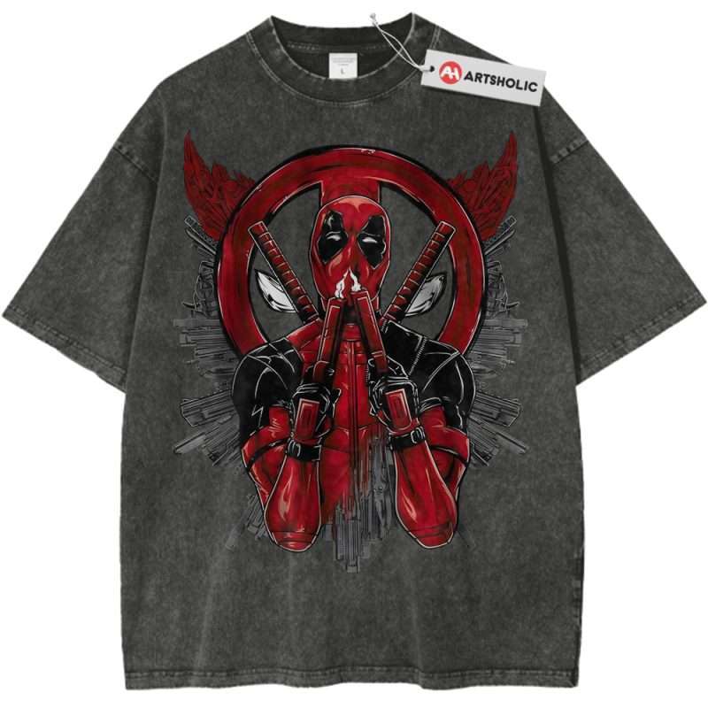 Deadpool Shirt, Marvel Comics Shirt, Vintage Tee – Artsholic – Fan Art ...