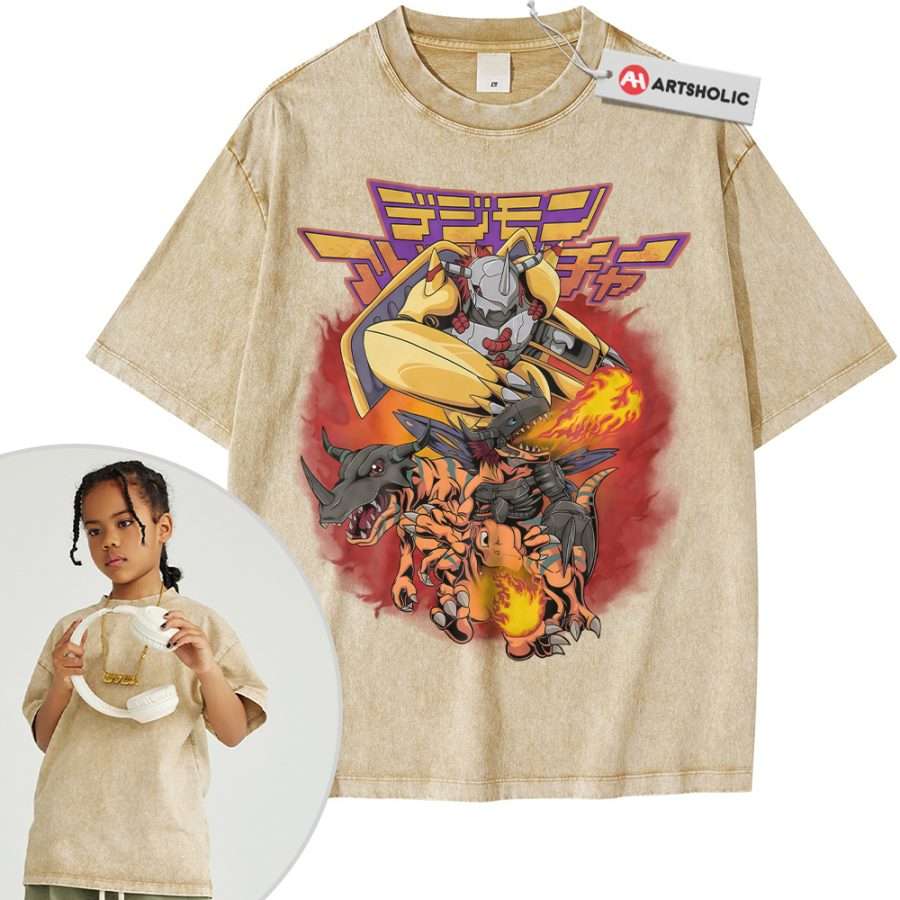 Agumon Shirt For Kids, WarGreymon Shirt For Kids, Digimon Adventure ...