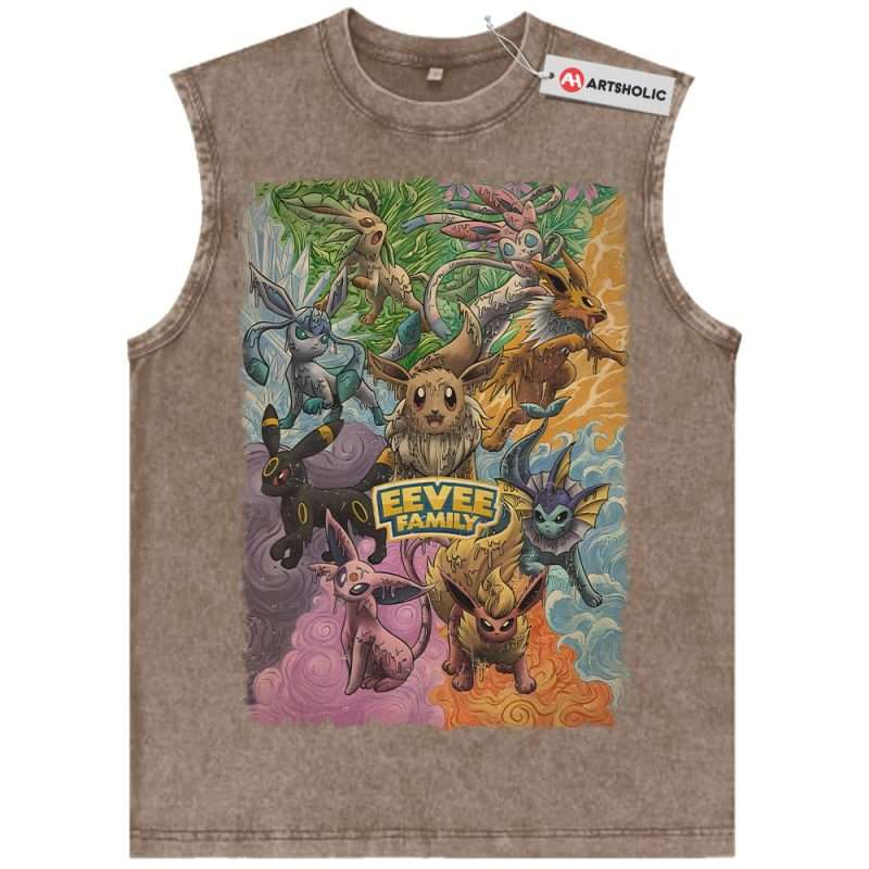 Eevee Tank Top, Pokemon Tank Top, Anime Tank Top, Vintage Tank Top ...