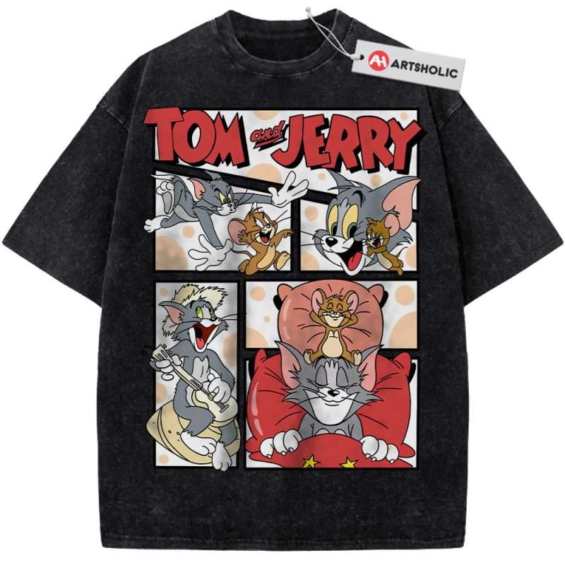 Tom and Jerry Shirt, Animated Shirt, Vintage Tee – Artsholic – Fan Art ...