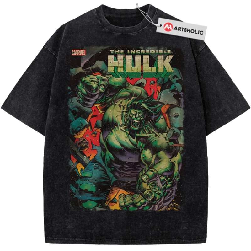 Hulk Shirt, Marvel Comics Shirt, Vintage Tee – Artsholic – Fan Art Merch