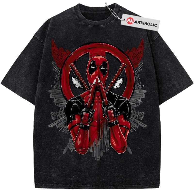 Deadpool Shirt, Marvel Comics Shirt, Vintage Tee – Artsholic – Fan Art ...