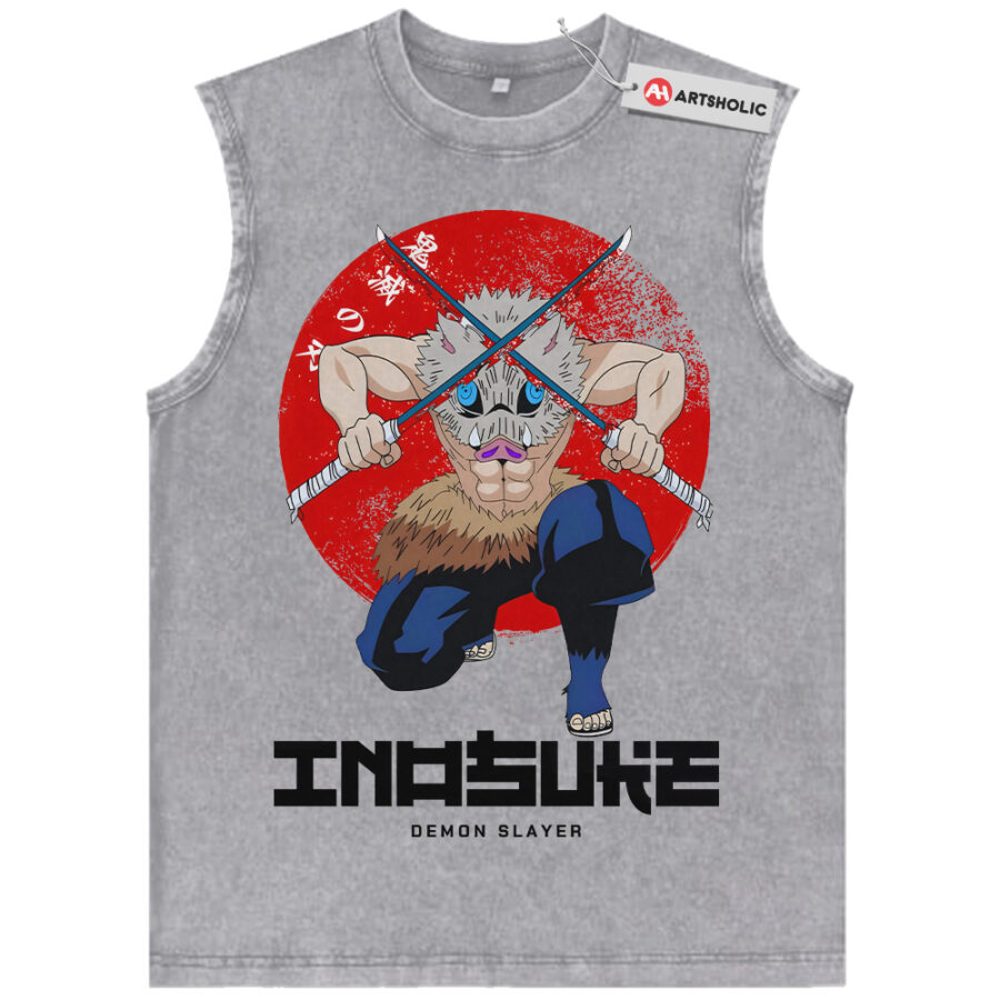 Inosuke Hashibira Tank Top, Demon Slayer Tank Top, Anime Tank Top ...